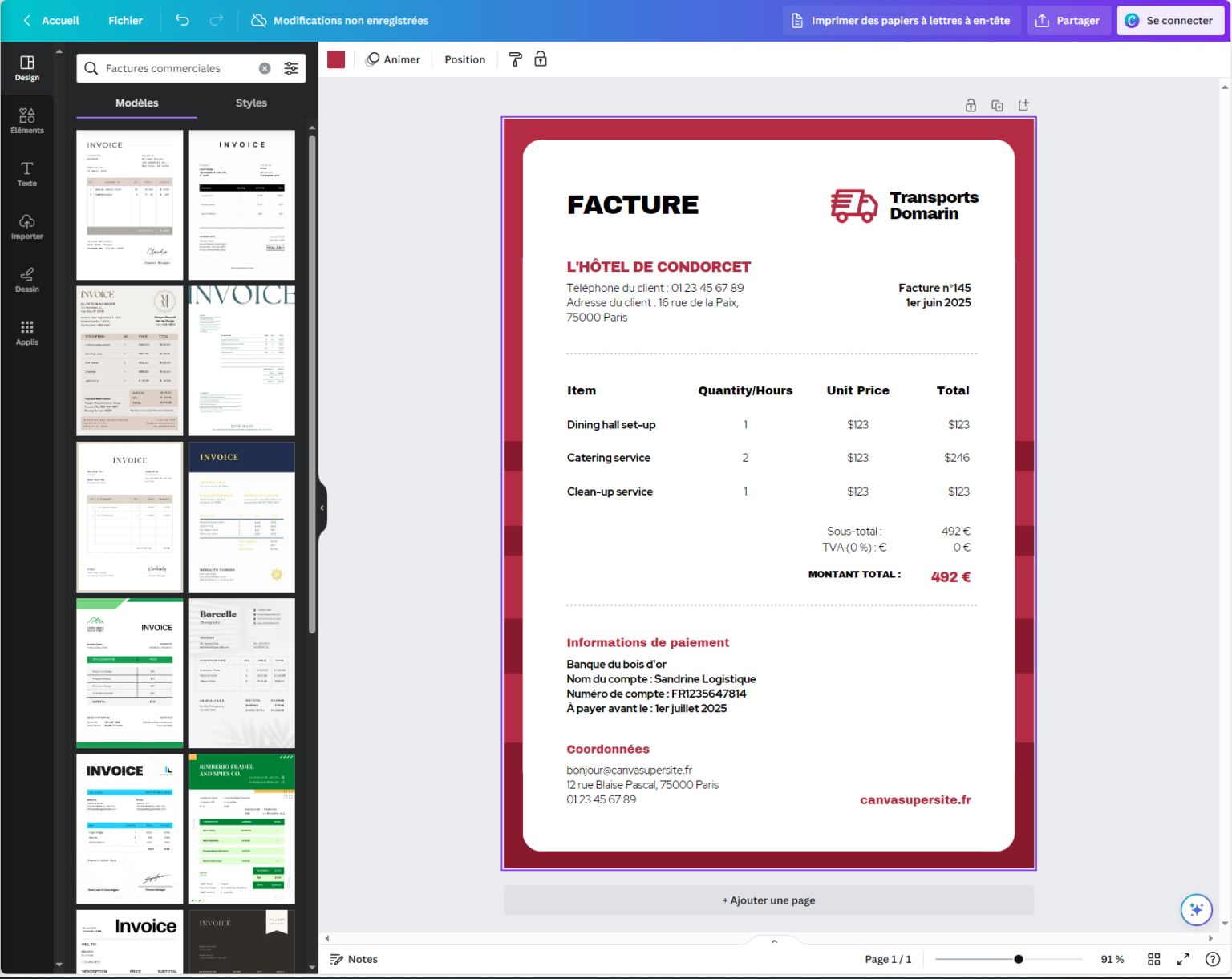 Canva pro pour réer une facture, est-ce que ça vaut le coup?